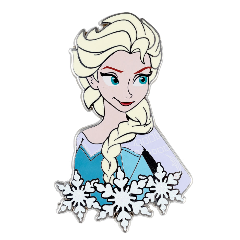 Disney Frozen Elsa Snow Flakes Jumbo Collectible Pin – The Pink a la Mode