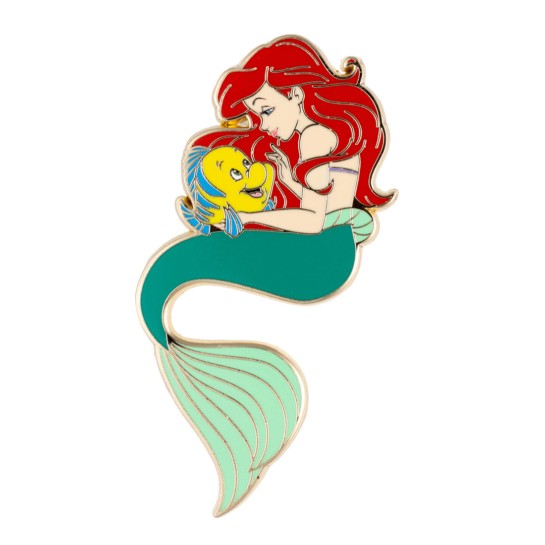 Disney The Little Mermaid Ariel and Flounder Jumbo Collectible Trading ...