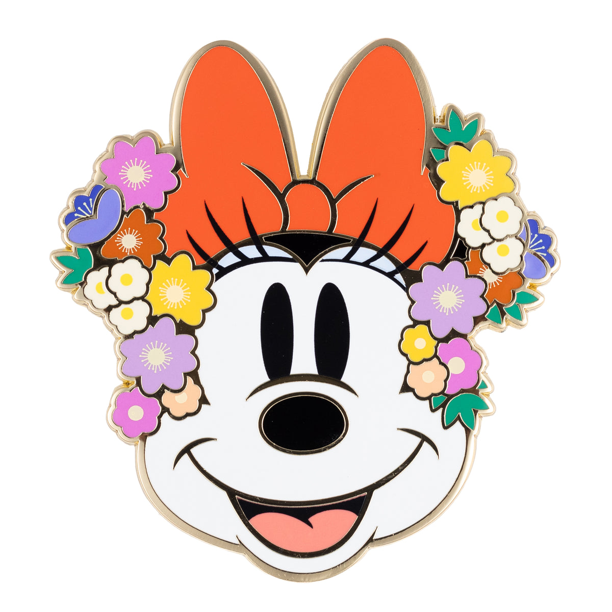 Disney Minnie Mouse Floral Bows Jumbo Collectible Pin – The Pink a la Mode