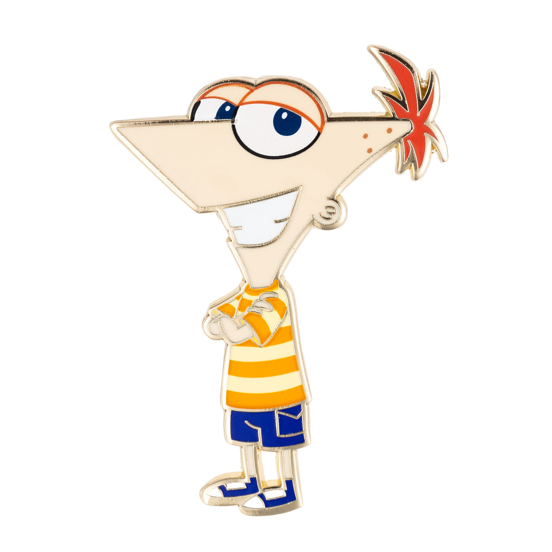 Disney Phineas and Ferb Phineas Jumbo Trading Pin – The Pink a la Mode