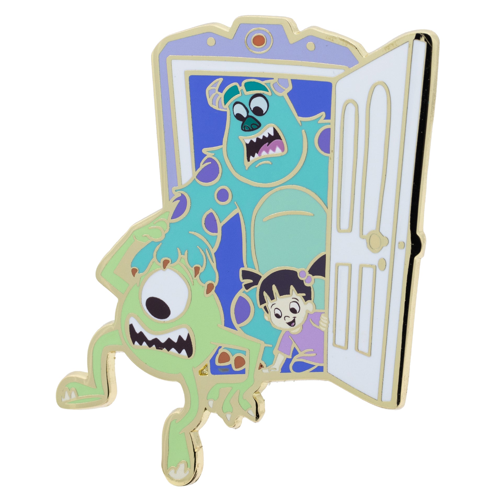 Pixar Monsters Inc Sulley, Mike and Boo Jumbo Collectible Trading Pin ...