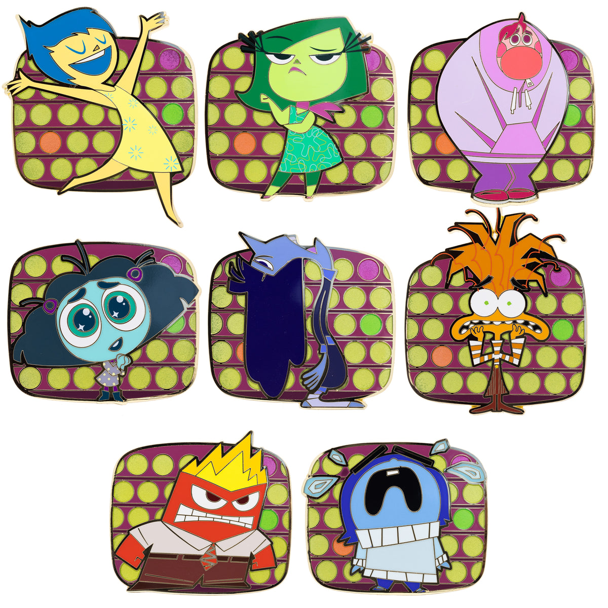 Pixar Wall of Emotions 2 Inside Out Mystery Jumbo Collectible Pin – The ...