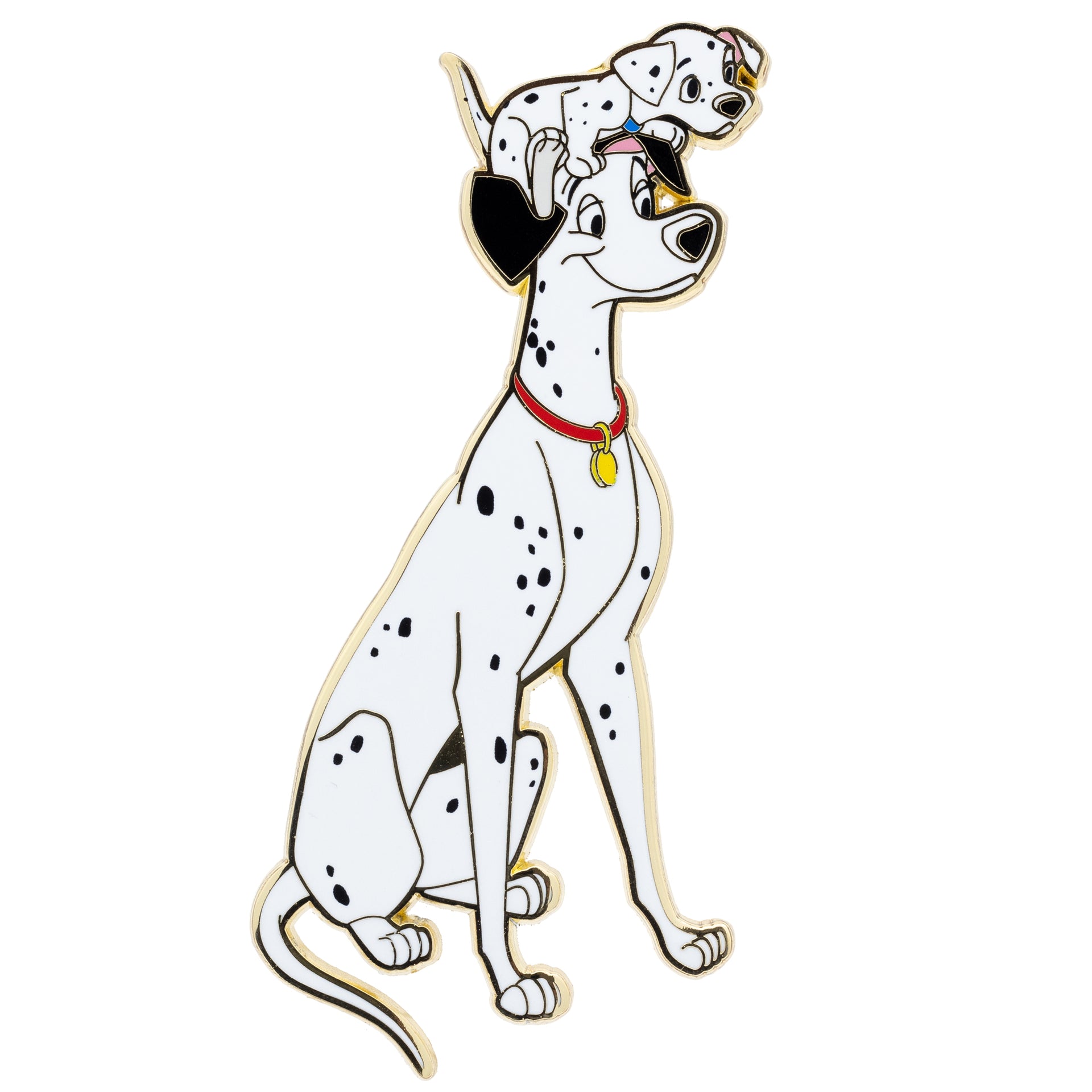 Disney 101 Dalmatians Pongo with Puppy Jumbo Collectible Trading Pin ...
