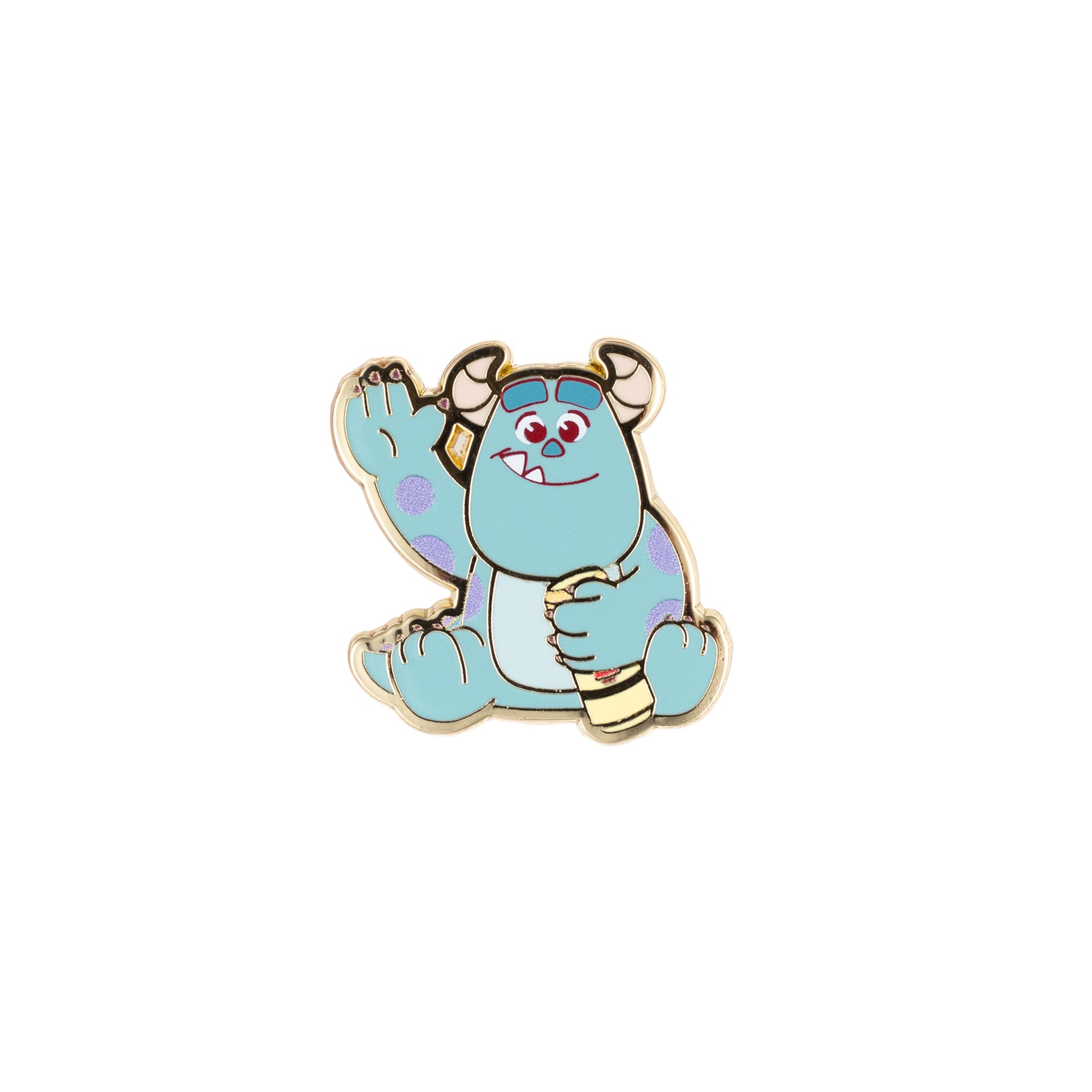 Pixar Monsters Inc Sulley Waving Cuties Micro Trading Pins – The Pink a ...