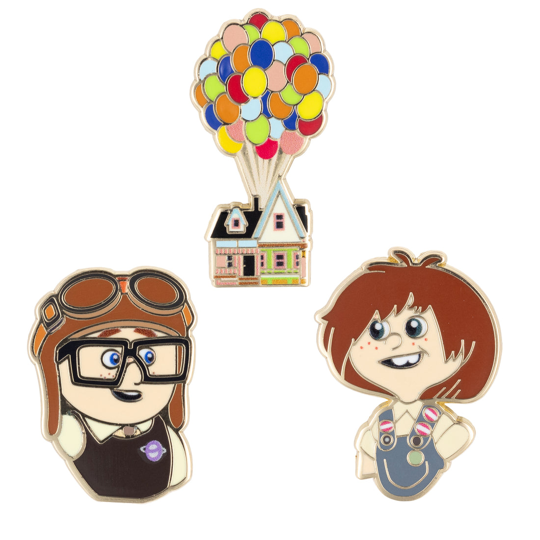 Pixar Up Micro Pin Set Collectible Trading Pin – The Pink a la Mode